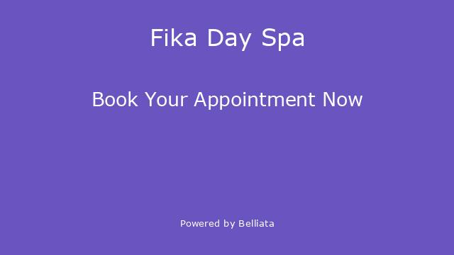 Booking at Fika Day Spa